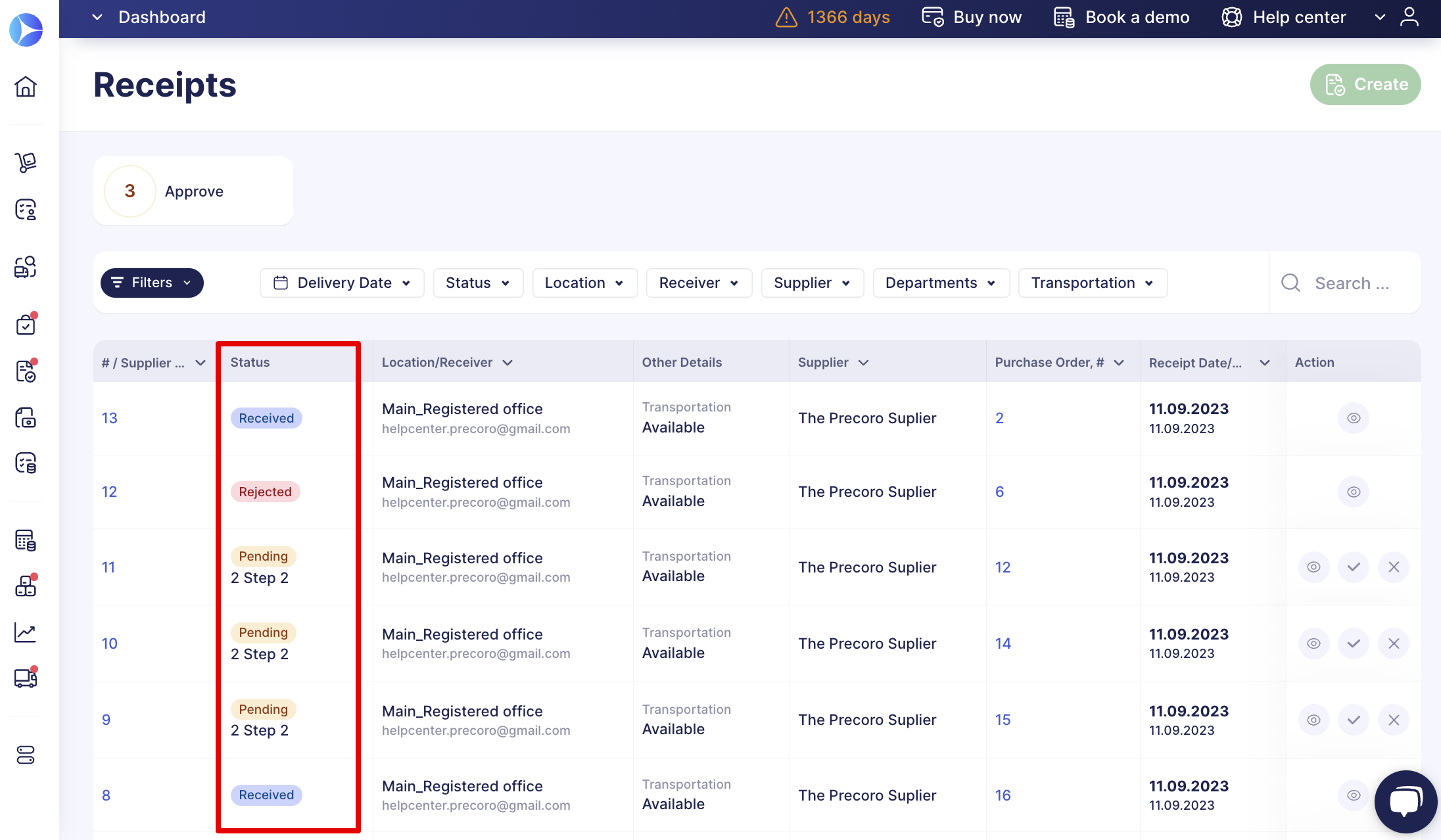 How to Track a Receipt